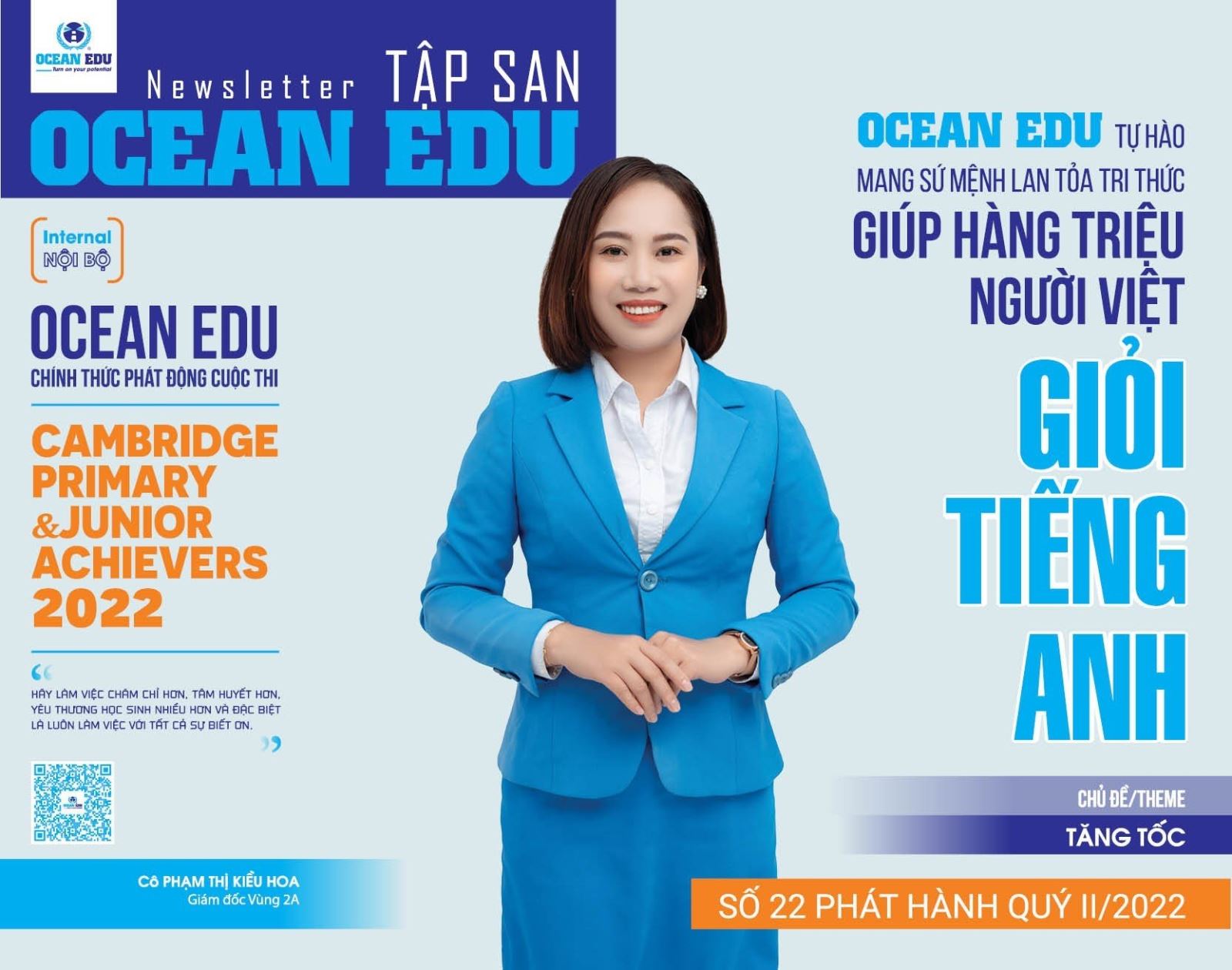 TẬP SAN NỘI BỘ SỐ 22 - TĂNG TỐC | Anh Ngữ Ocean Edu